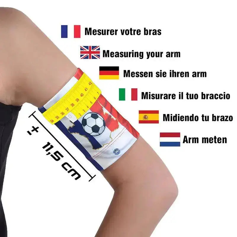 Flag-printed protective armband for glucose sensors - Dia-Band Kids ...