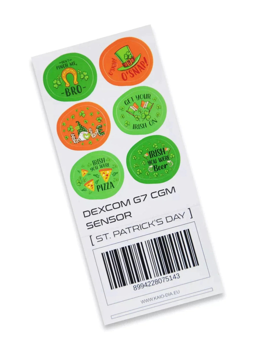 Dexcom G7 Sensor Stickers - St. Patrick's Day – Kaio-Dia B2B
