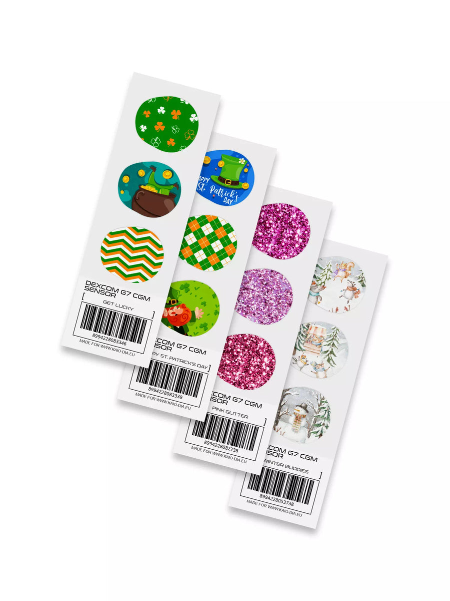 Dexcom G7 St. Patrick's Stickers | Kaio-Dia – Kaio-Dia B2B