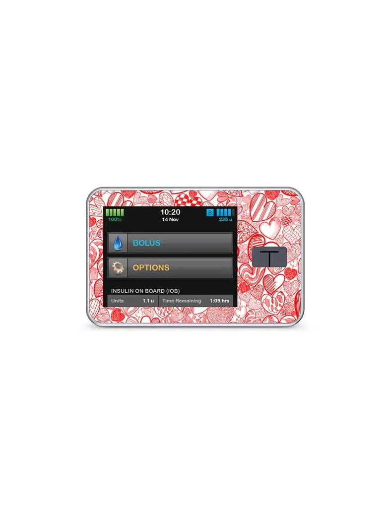 Tandem t:slim Insulin pump Sticker - Valentine Edition – Kaio-Dia B2B